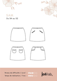 Sam Skirt - PDF Sewing Pattern - Joli Lab | Joli Lab