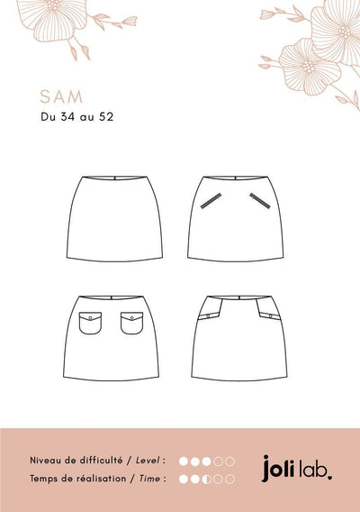 Sam Skirt - PDF Sewing Pattern - Joli Lab | Joli Lab