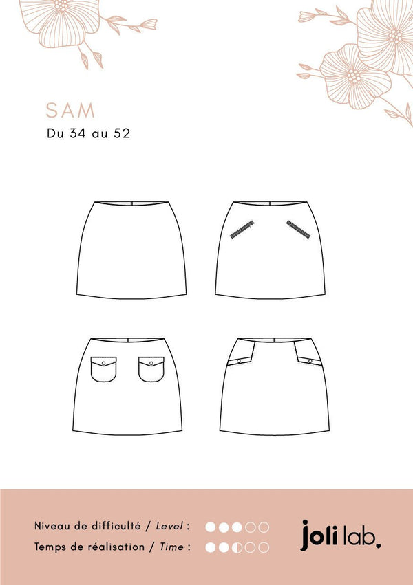 Sam Skirt - PDF Sewing Pattern - Joli Lab | Joli Lab